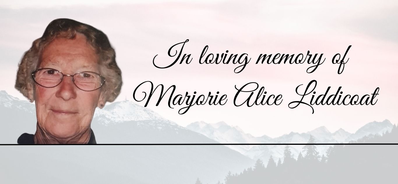 LIDDICOAT MARJORIE ALICE | Thompson Family Funerals